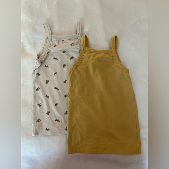 ARQ | Shirts & Tops | Set Arq Kids Tanks Mustard And Calico Print ...